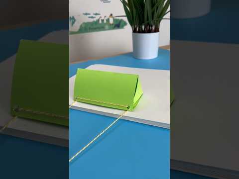 DIY pull up triangular prism #stem #science #diy #stemeducation #math #3dshapes #mathteacher