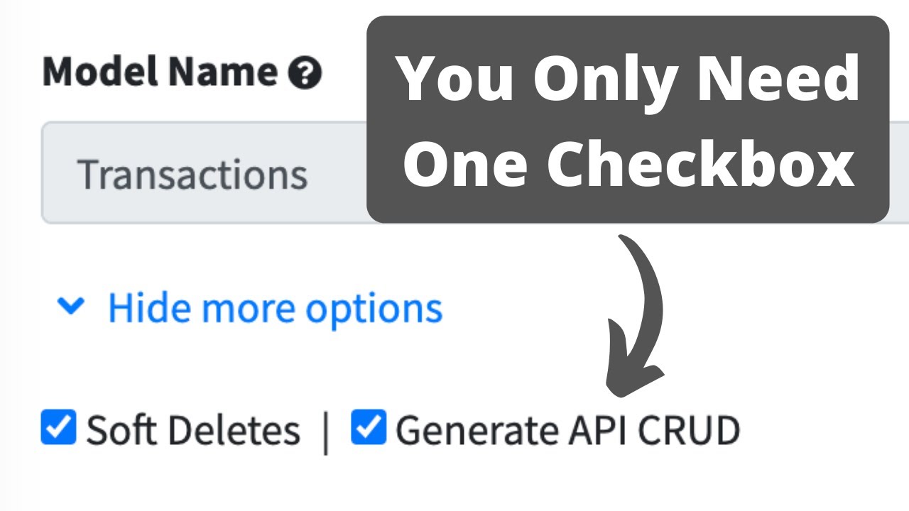 Laravel API Generator: With or Without QuickAdminPanel