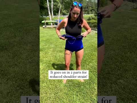 Easy Wear Bathing Suit!! #arthritis #accessibility