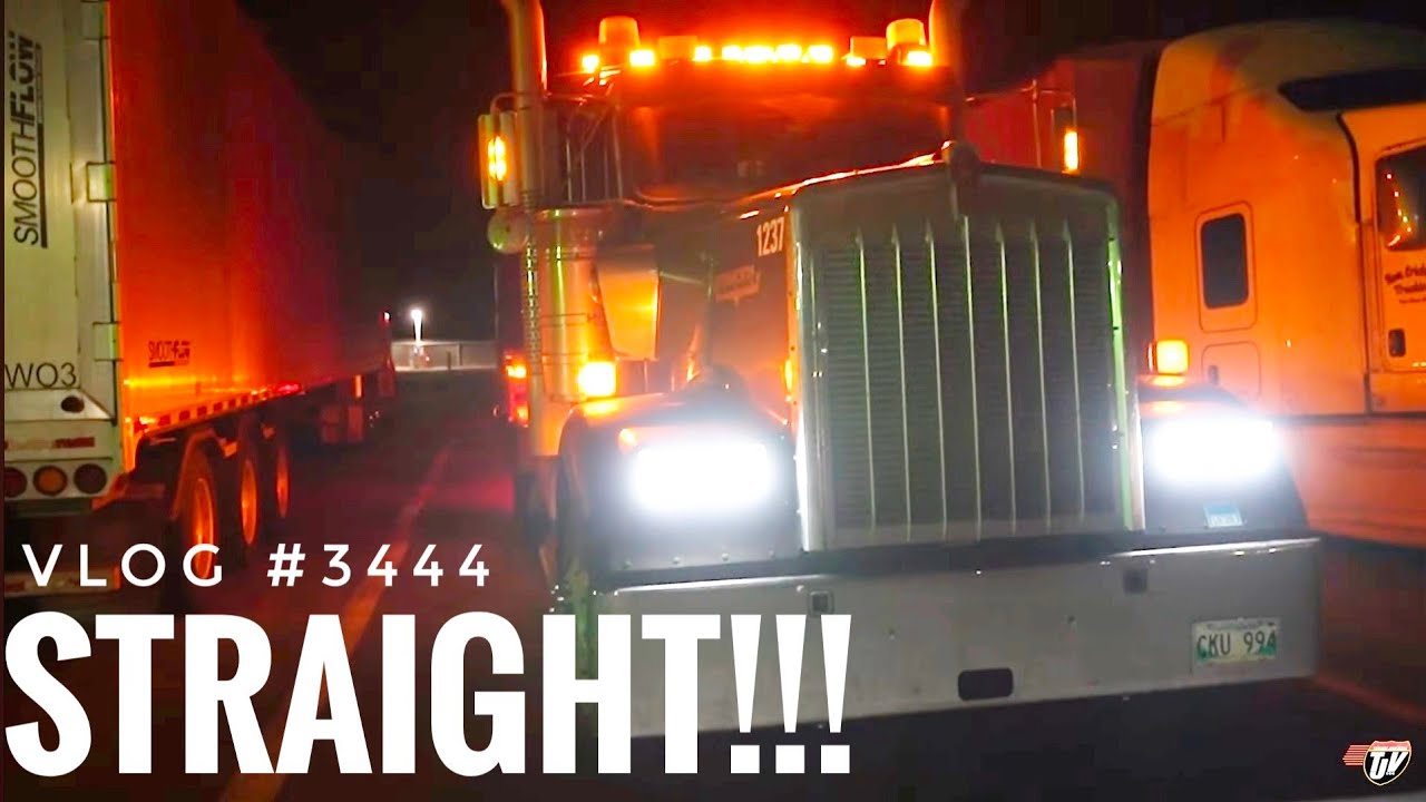 STRAIGHT!!! | My Trucking Life | Vlog #3444