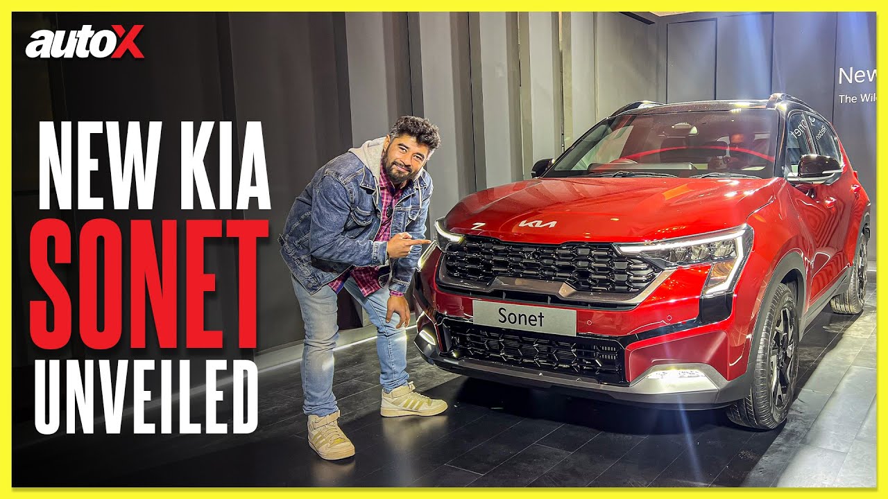 2024 Kia Sonet Facelift Revealed | Detailed Walkaround | Top Highlights | autoX