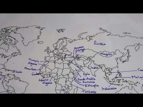 Countries ending with -IA | ASMR Geography Whisper