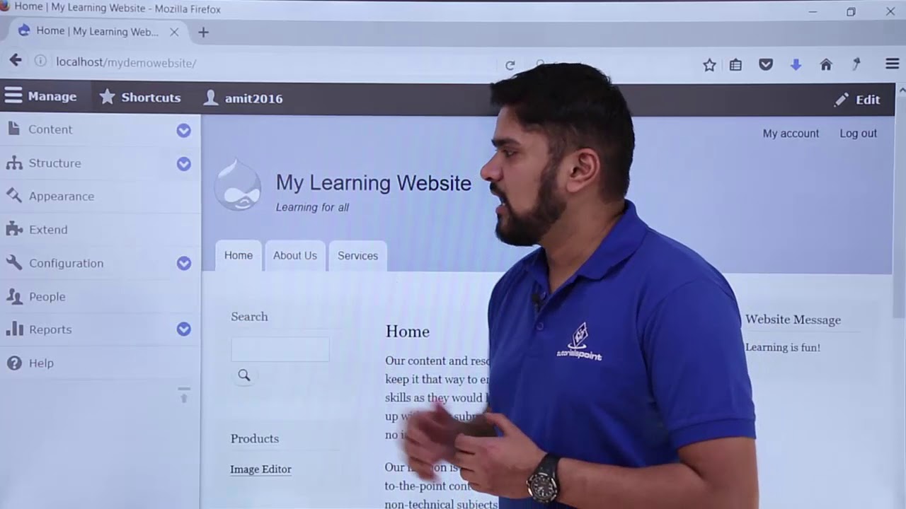 Drupal Menu Management
