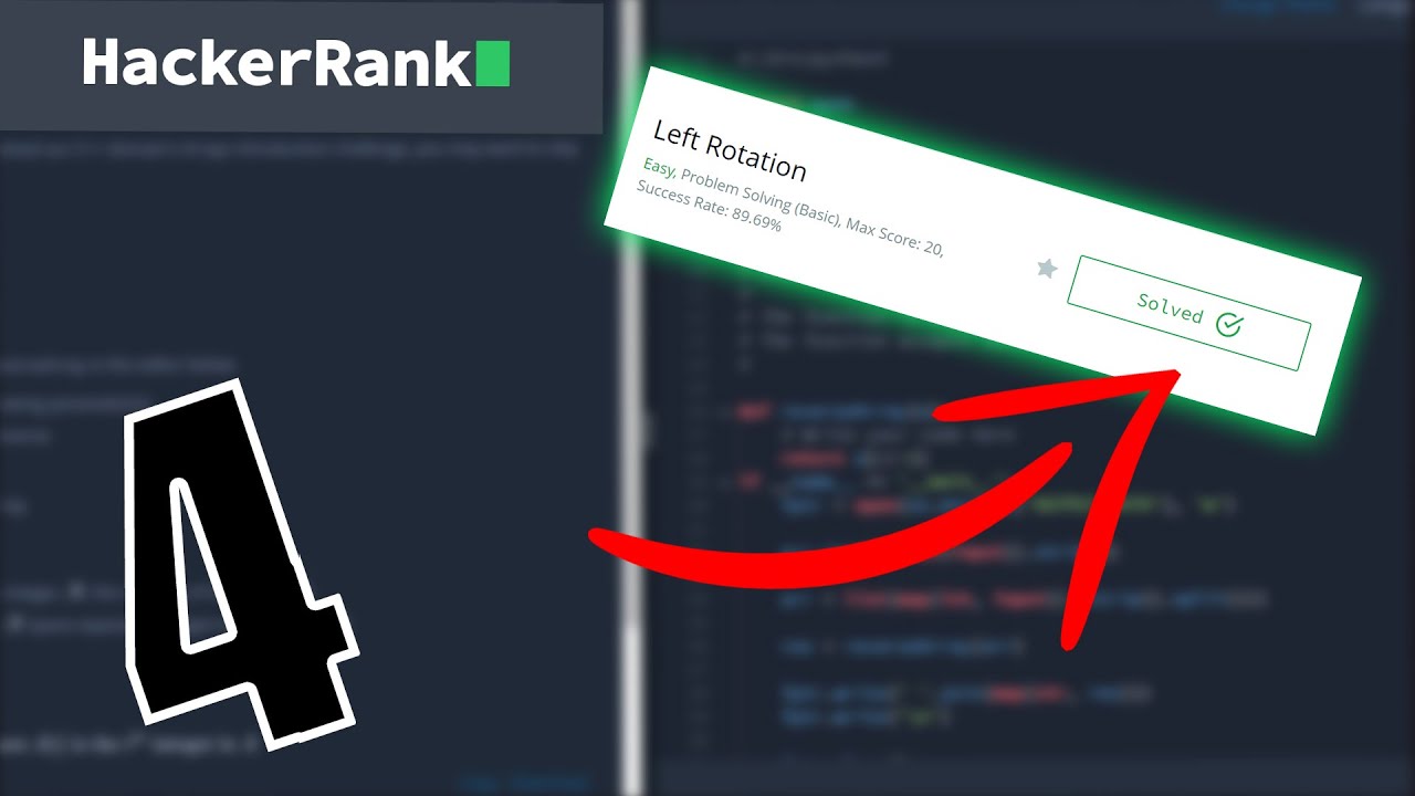 Left Rotation | HackerRank Python Solution & Explanation