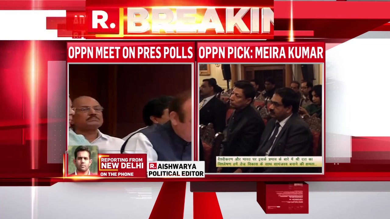 It's Ram Nath Kovind Vs Meira Kumar