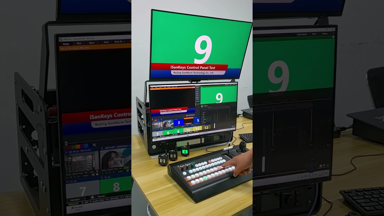 🔥 iSanKeys SK-P640 Control Panel for vMix | Wireless Tallylight | Live Switching Test & Demo 📹