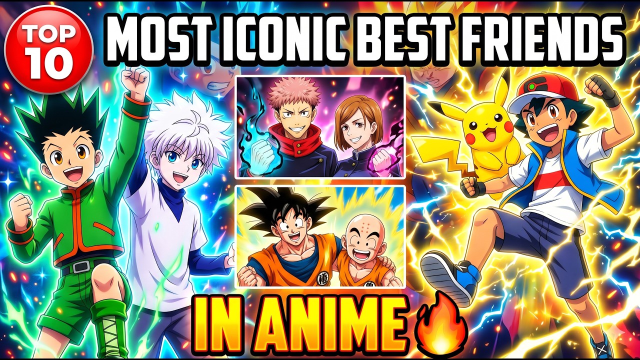 Most Iconic Anime Best Friend Duos Ranked - Top 10