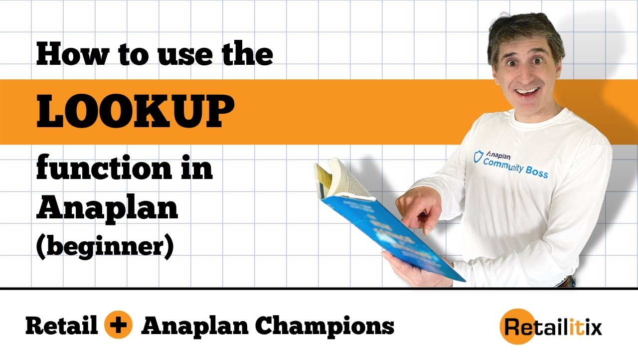 How to use Anaplan LOOKUP Function - Easy Example