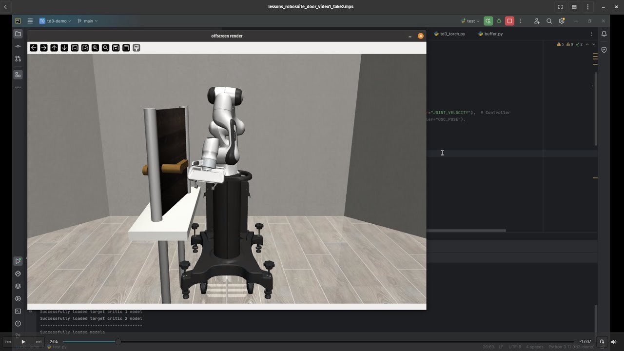 Robotic Arm Manipulation with Reinforcement Learning - Part 1