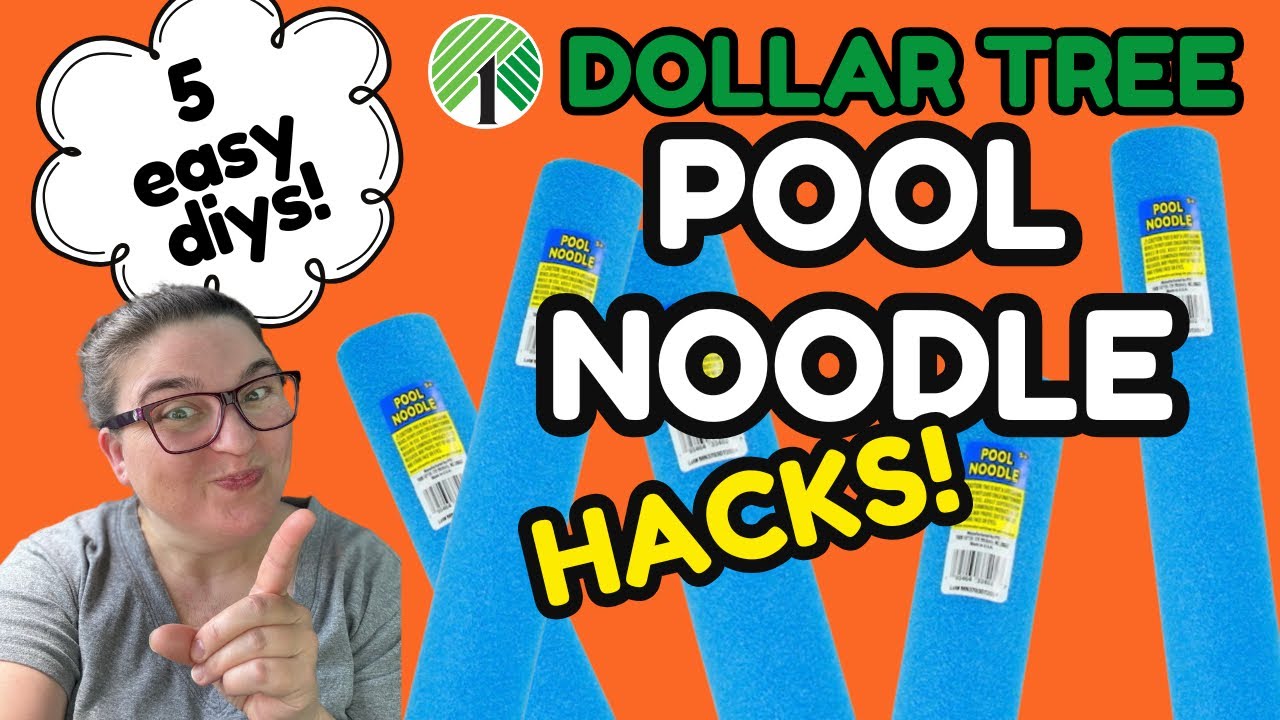 5 Clever Dollar Tree Pool Noodle DIYs (+ Bonus!) 🎉✨