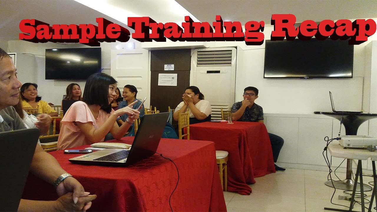 Sample Training Recap
