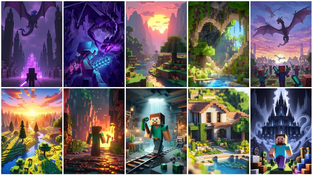 Top 50 Best Minecraft Wallpapers Photos | Minecraft wallpaper | Minecraft dp Photo| Minecraft images