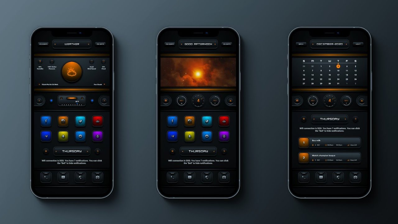 KLWP Theme: Animated Armor Theme for Klwp V1 - Army