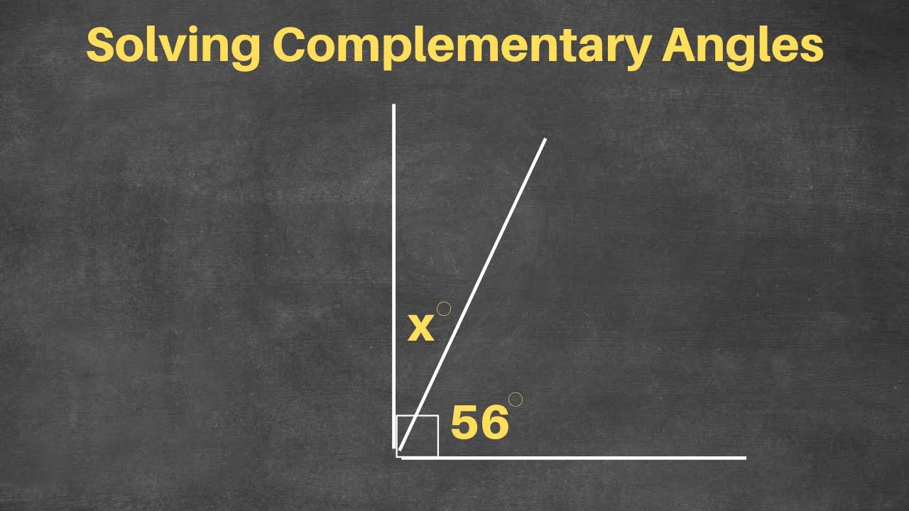 Solving Complementary Angles