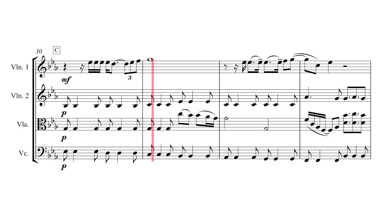 I Dreamed A Dream - String Quartet (Sheet Music)