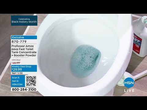 Professor Amos 66 oz. Fast Toilet Tank Concentrate + Boo...