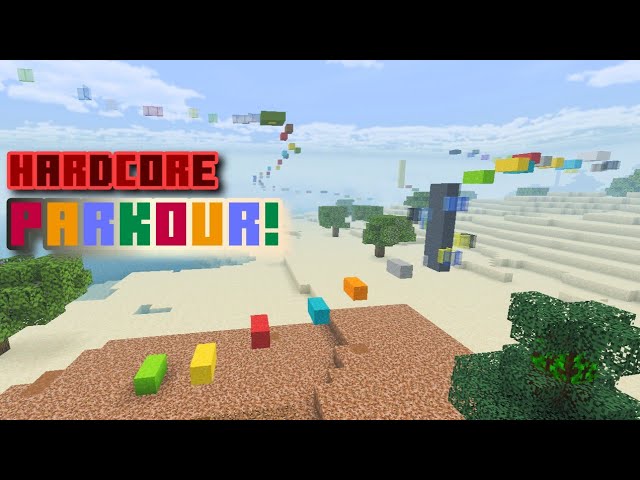HARDCORE Parkour Map! 1.19 Minecraft Map