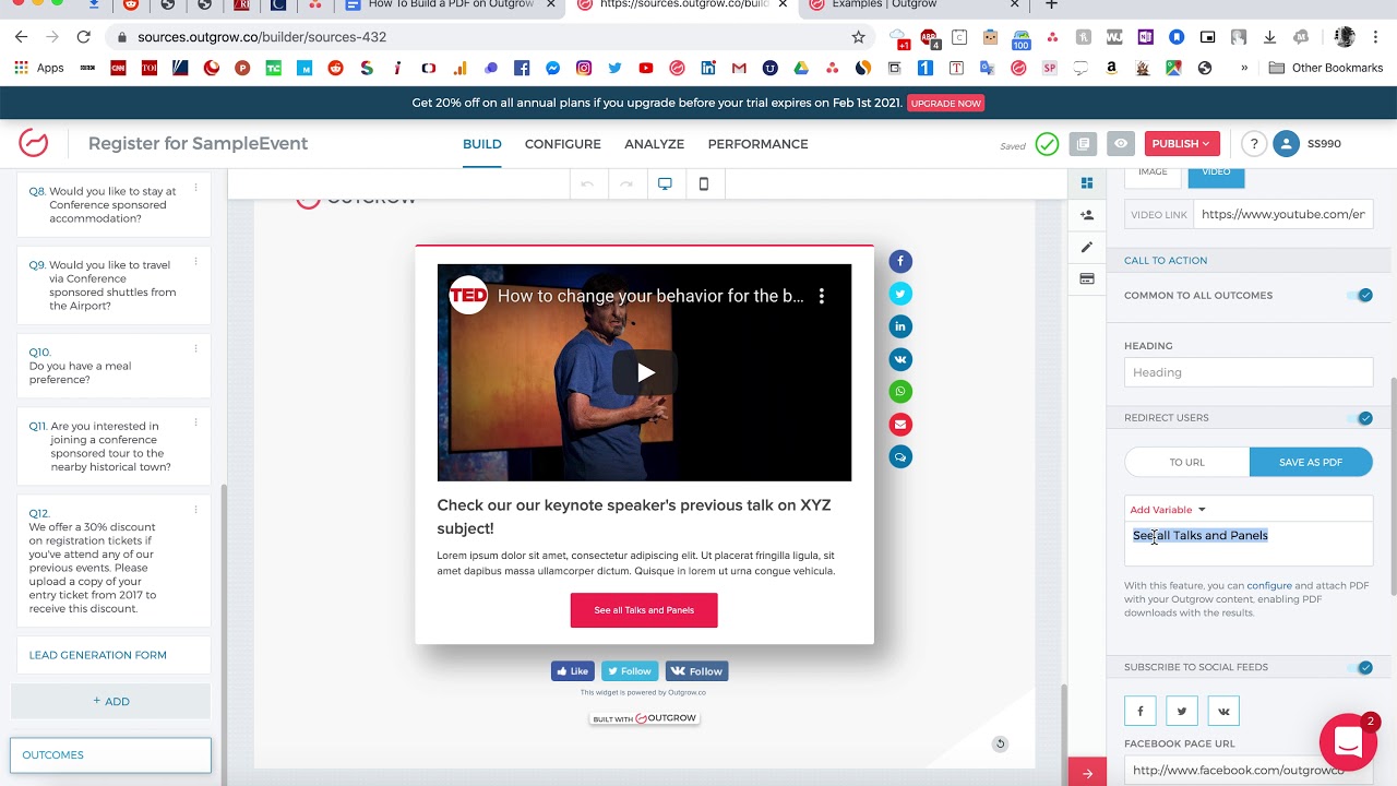 How to Generate a PDF out of Survey/Quiz/Poll Answers