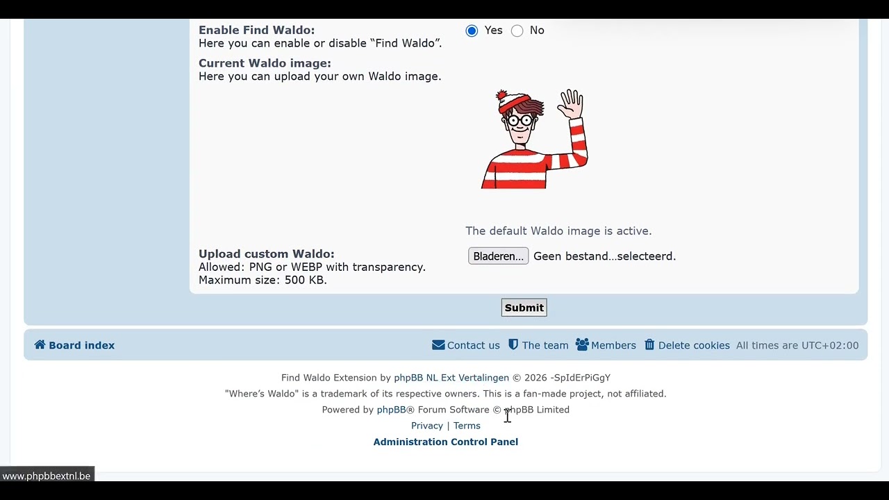 Find Waldo - phpBB 3.3.x Extension