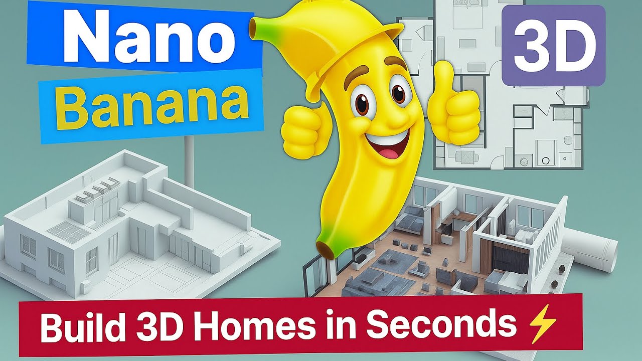 Turn Floor Plans Into 3D Homes Instantly | Nano Banana Tutorial
