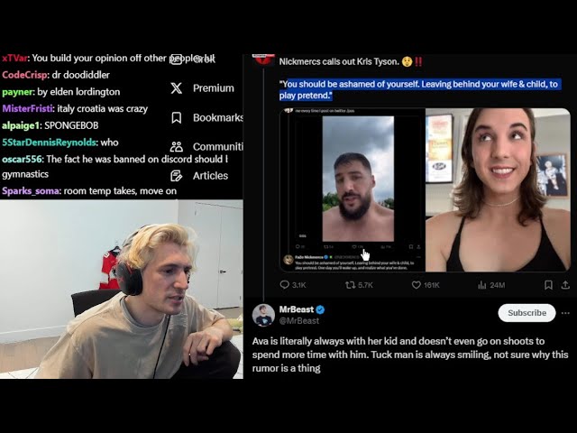 "This guy is so f**king ill" - xQc slams Sneako for his response to MrBeast amid recent ...