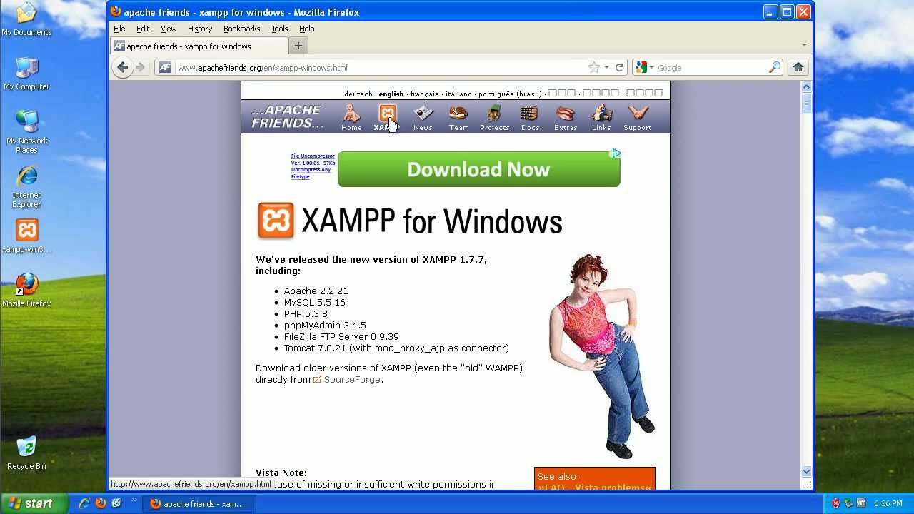 Learning to program PHP -1 Install XAMPP