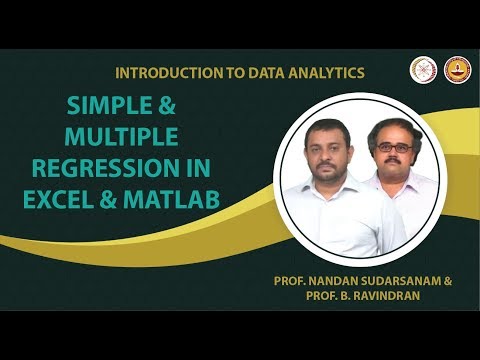Simple and Multiple Regression in Excel and Matlab Video Lecture - What ...