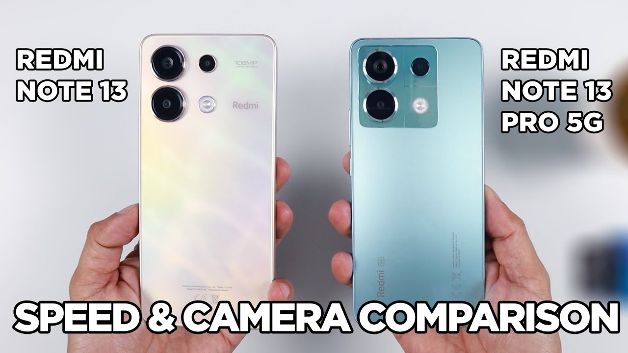 Redmi Note 13 vs Redmi Note 13 Pro 5G SPEED TEST & CAMERA Comparison | Zeibiz