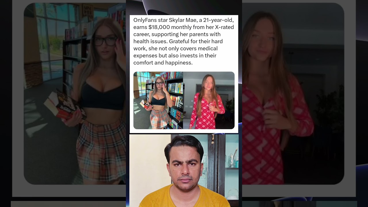 OnlyFans Star Skylar Mae, 21, Earns $18,000 Monthly Supporting Parents