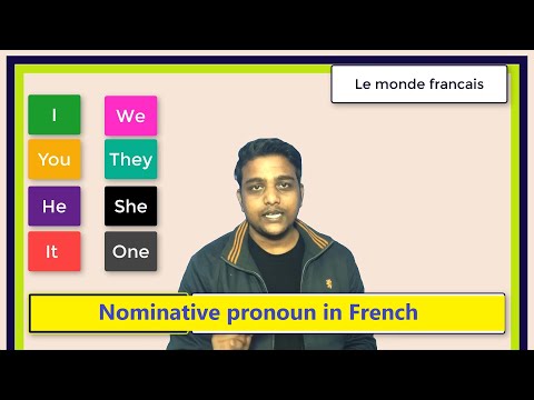 nominative pronoun in French by Pawan Jaiswal ( le monde francais )