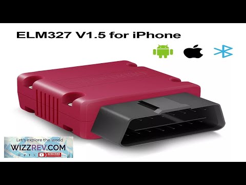 OBD Bluetooth Code Reader Car Fault Code Diagnostic Tool For iPhone Android Review