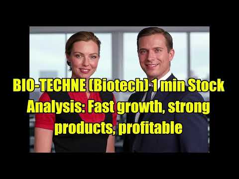 BIO TECHNE Biotech 1 min Stock Analysis Fast growth, strong products, profitable