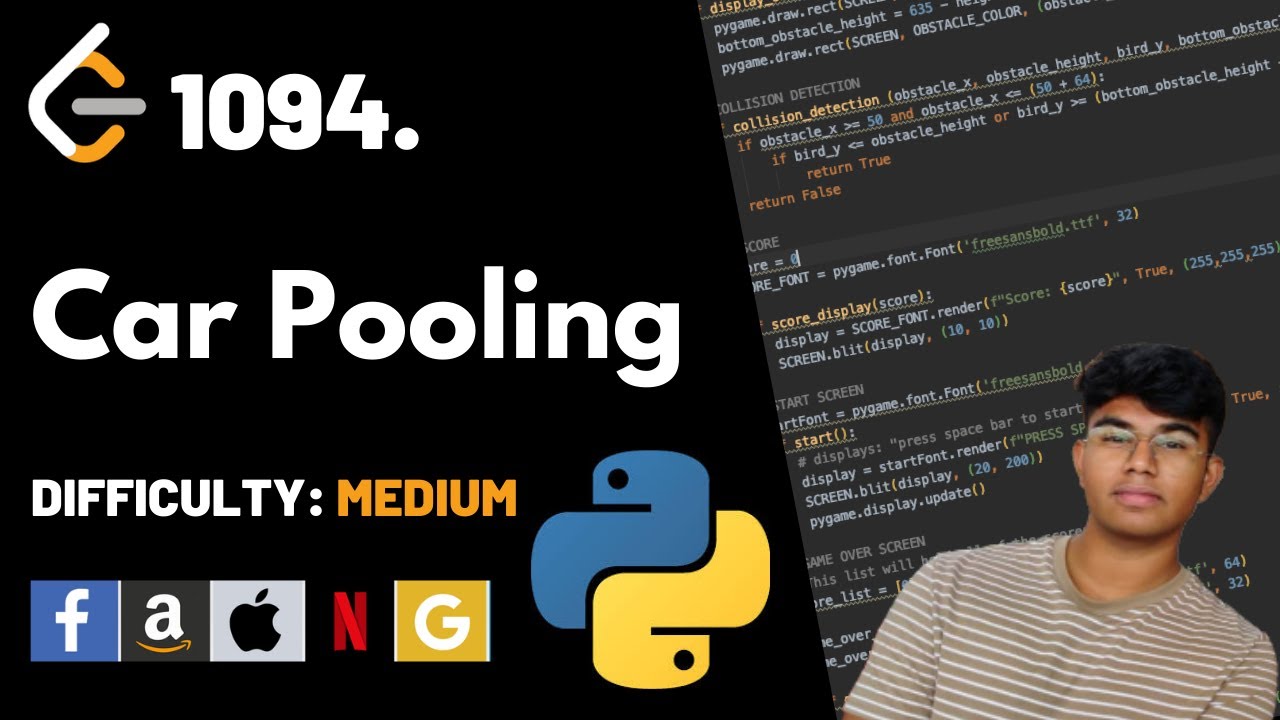 Car Pooling | Leet code 1094 | Theory explained + Python code