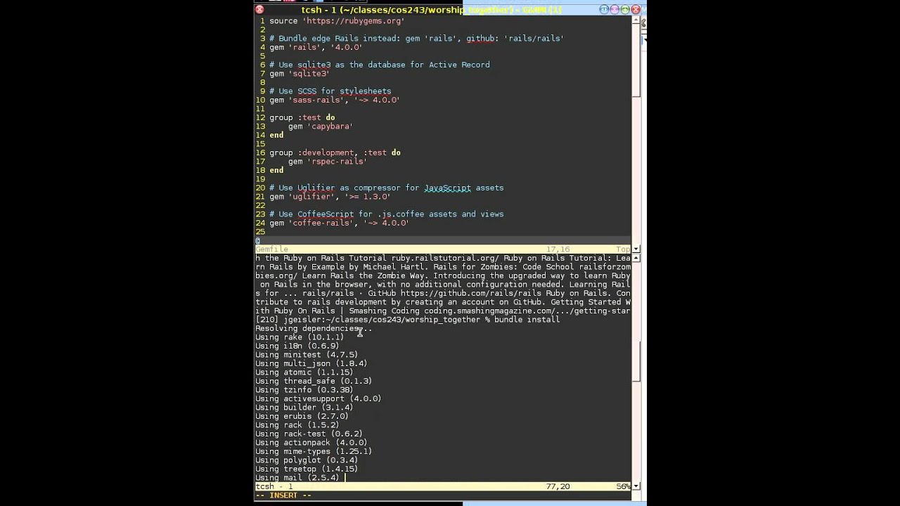 Setting up RSpec in Rails