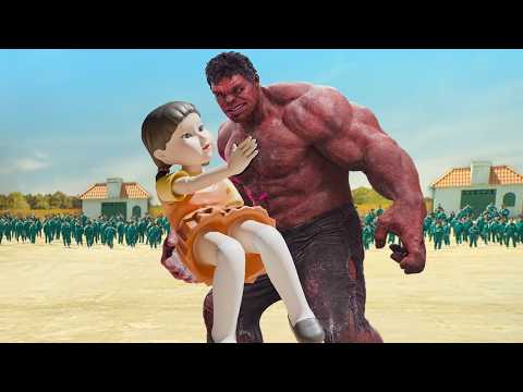 Red Hulk in Squid Game