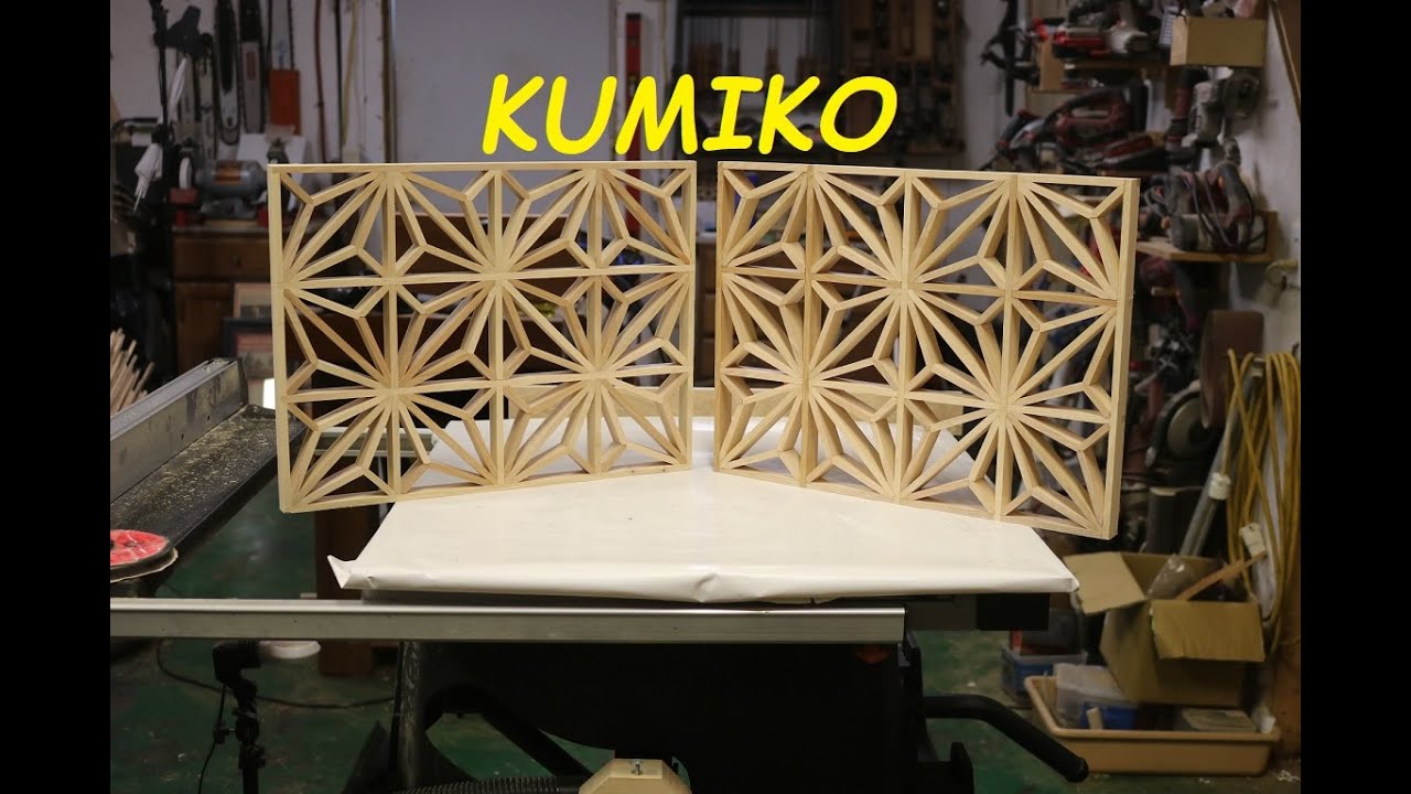 Making a Kumiko Panel