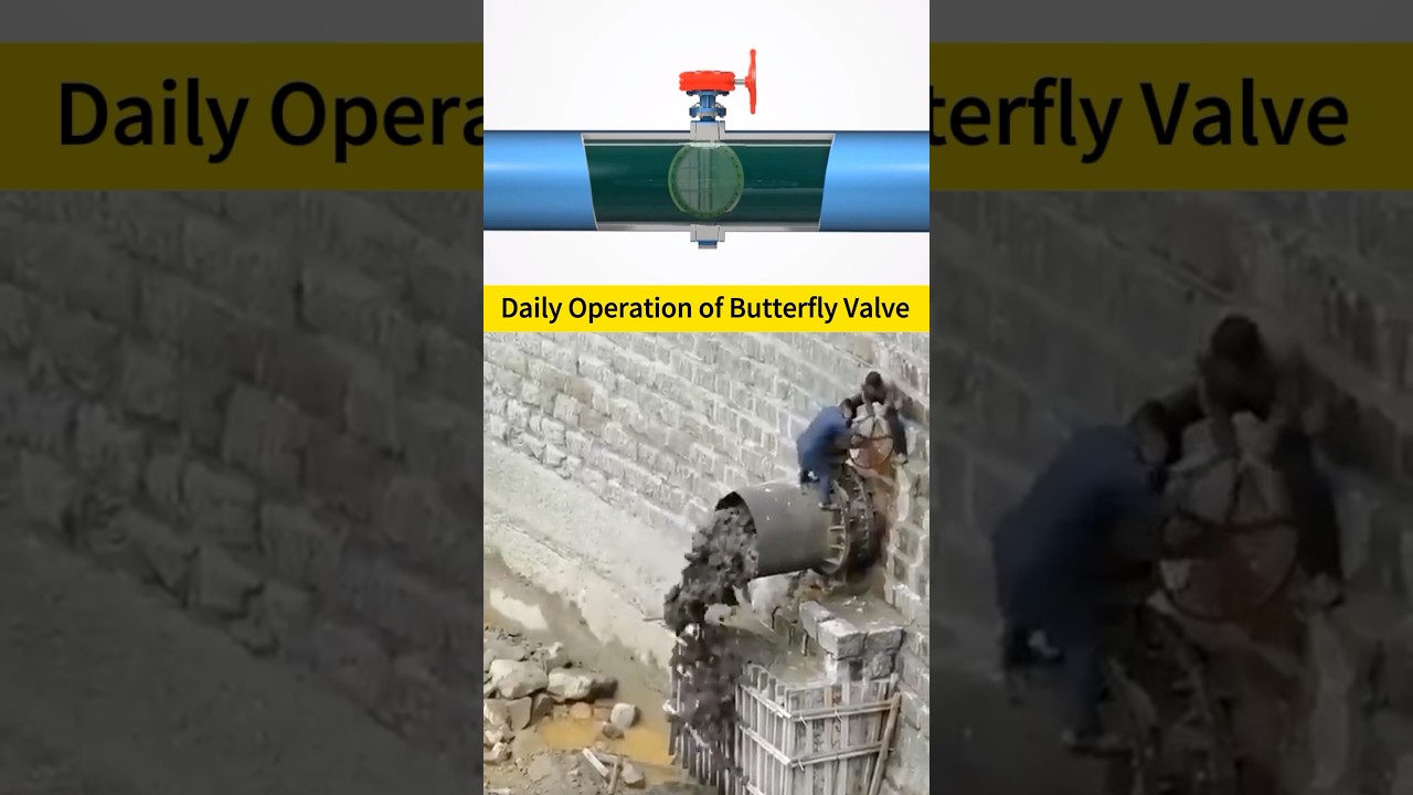 Butterfly Valve in Action: Clear Overview of Its Operating Principle! #Valve #Industry #Machinery