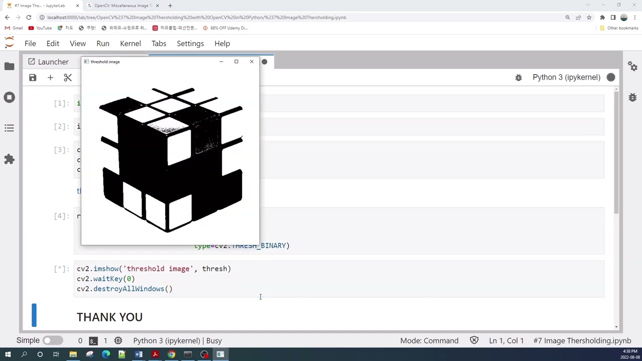 How to apply Image Thresholding using OpenCV in Python
