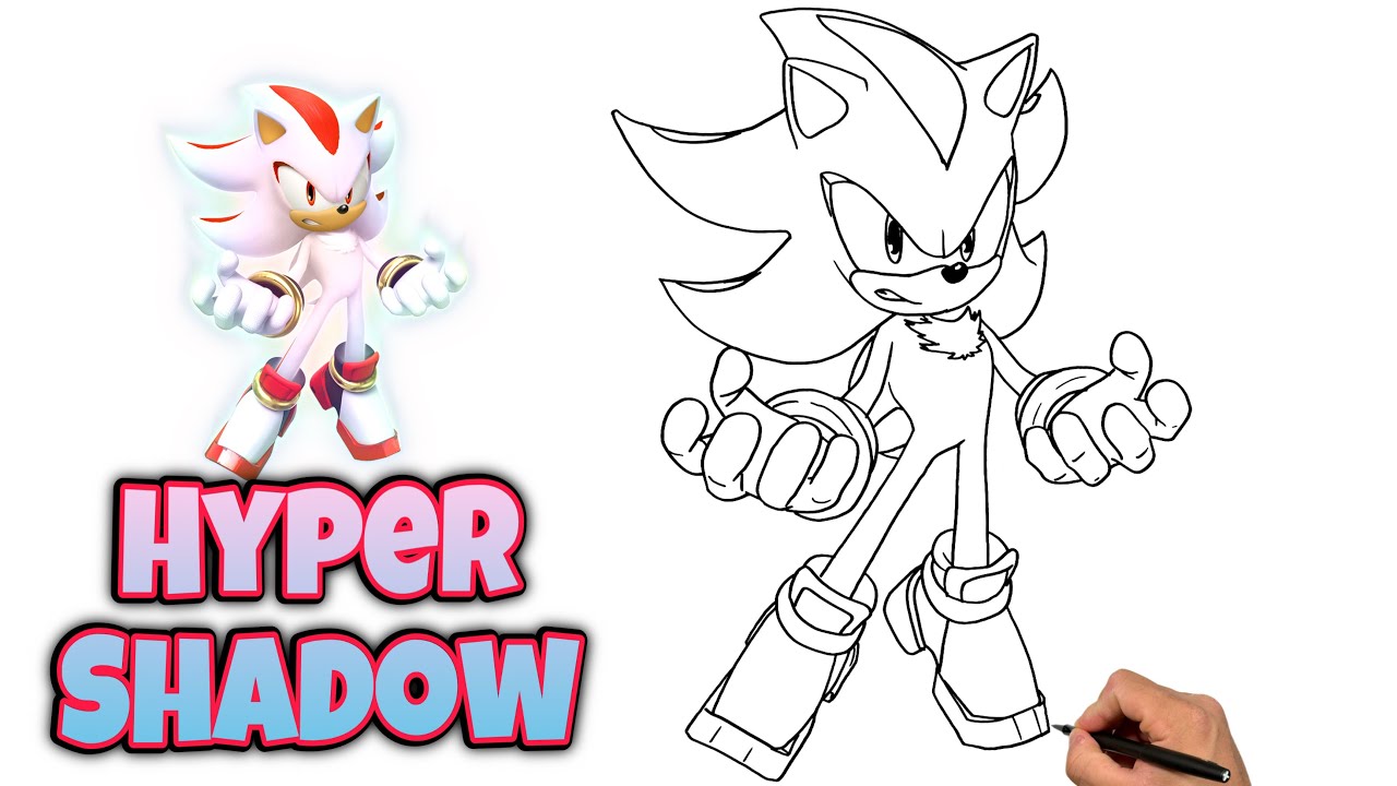 How To Draw HYPER SHADOW #shadowthehedgehog #shadow #shadowdrawing