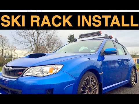 Subaru WRX STI - Roof Rack & Ski Rack Installation