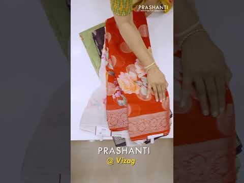 Banarasi Chiffon Digital Prints @ Daba Gardens, Vizag | Light Up Sale - Flat 10% OFF