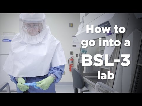 Biosafety Level 3 Lab Entry