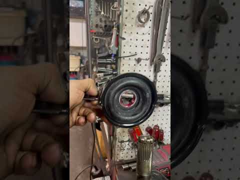 Installing a carrier bearing on a Driveshaft #cars #howto #remanufacturing #shortsvideo #shortsviral