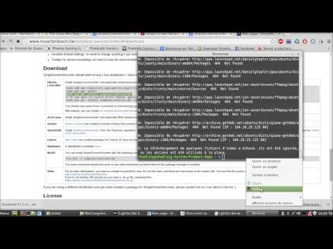 simplescreenrecorder linux mint 17 - install