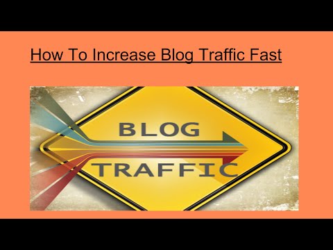 How to increase blog traffic fast