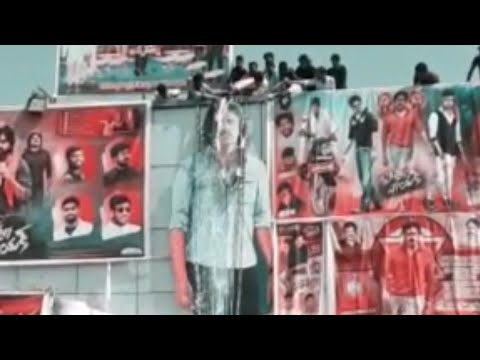 Bheemla nayak movie fans celebration in Choutuppal SRINIVAS THEATRE #pawankalyan #Bheemlanayak #pspk