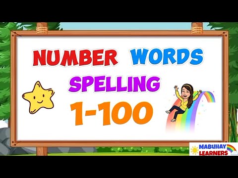 Number Words 1-100 | Spelling || Mabuhay Learners