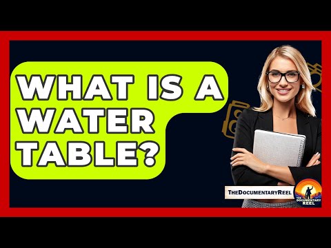 What Is A Water Table? - The Documentary Reel