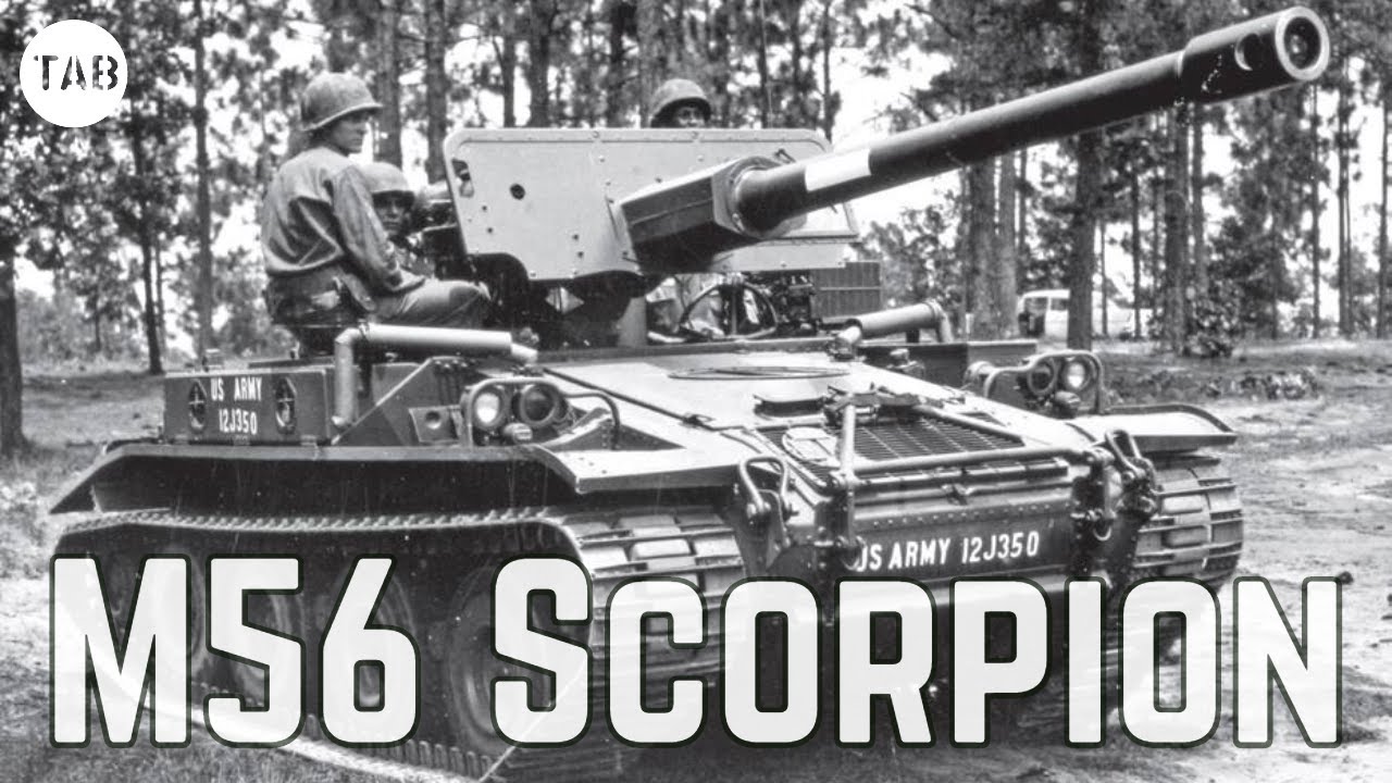 M56 Scorpion - Lightweight Self-Propelled Gun