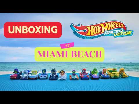 Hot Wheels Racer Verse 2024 2-Packs Unboxing at Miami Beach